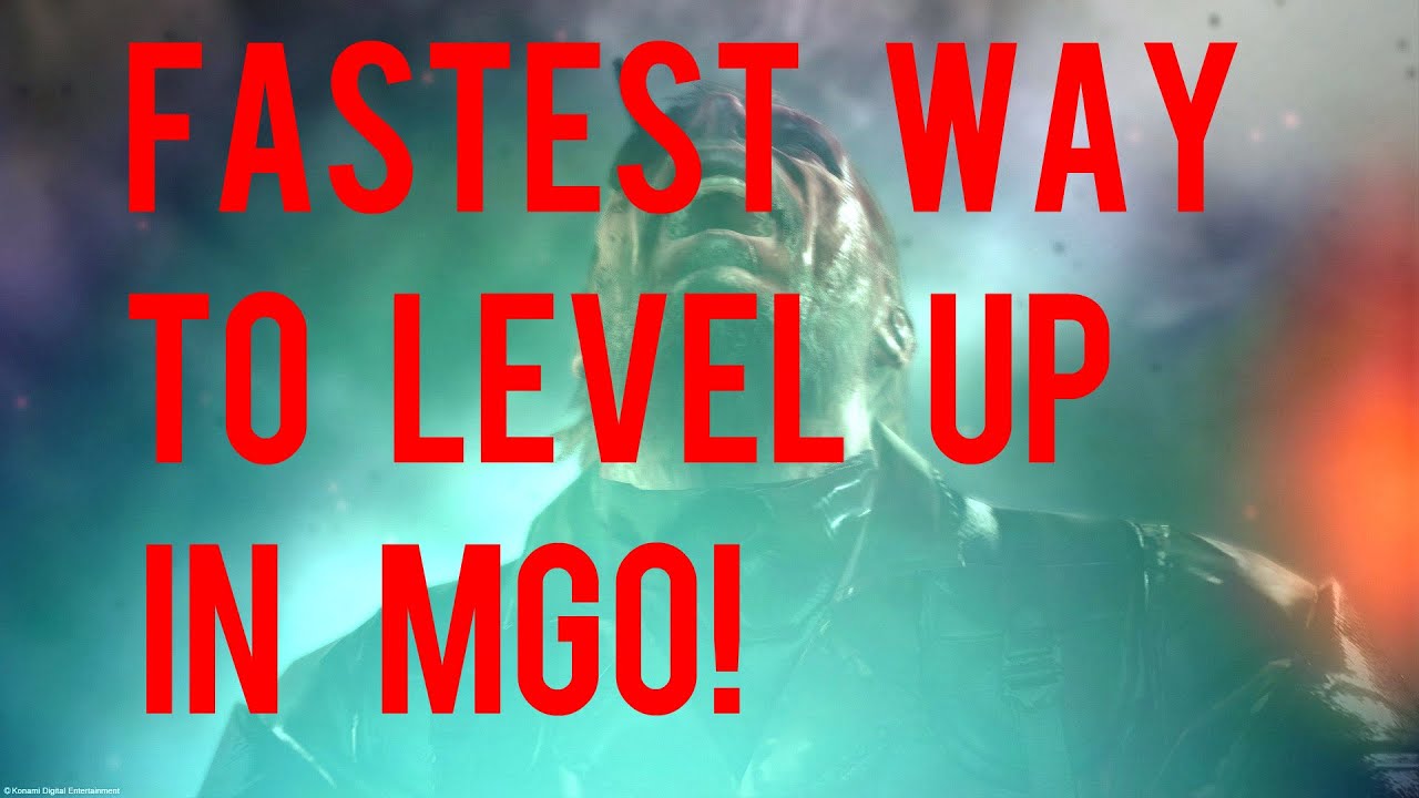 Fastest way to Level up in Metal Gear Online! - YouTube
