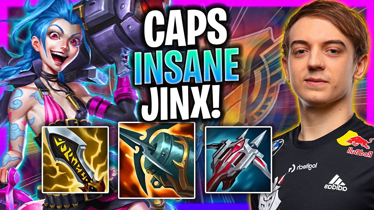 CAPS IS INSANE WITH JINX ADC! | G2 Caps Plays Jinx ADC vs Jhin! Season ...