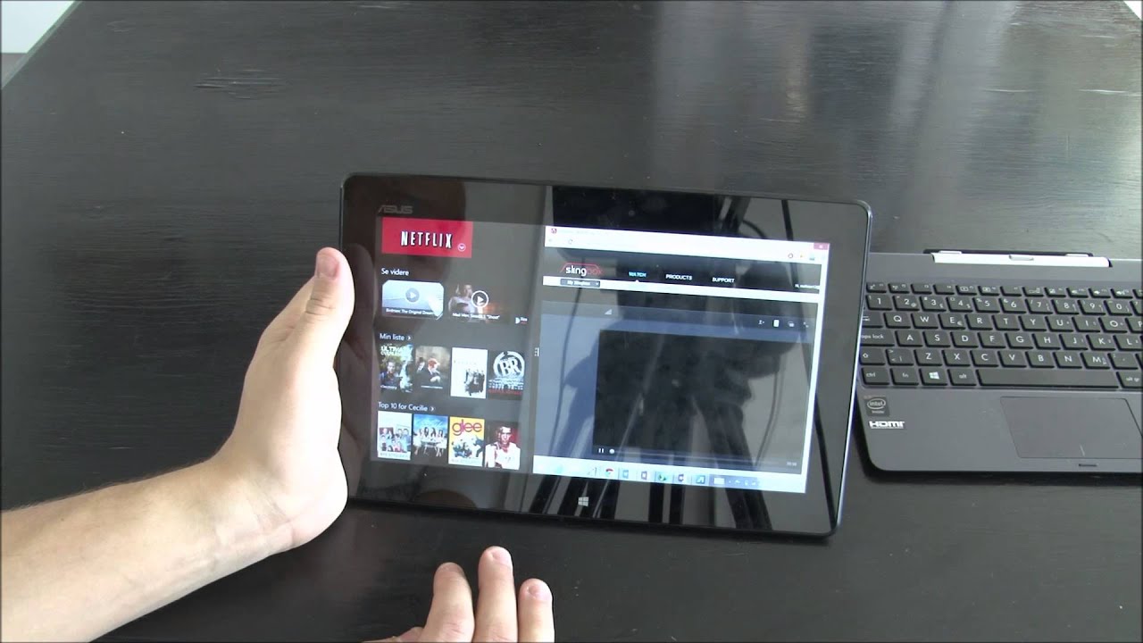 Asus transformer book T100T unboxing - Dansk, del 2 af 2 (software ...