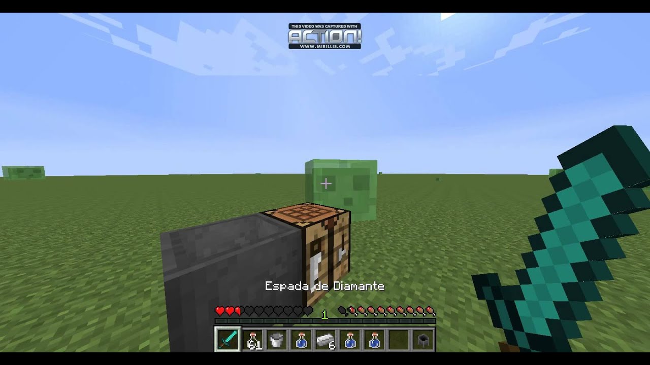 Como hacer un caldero! En minecraft 1.7.2 - YouTube