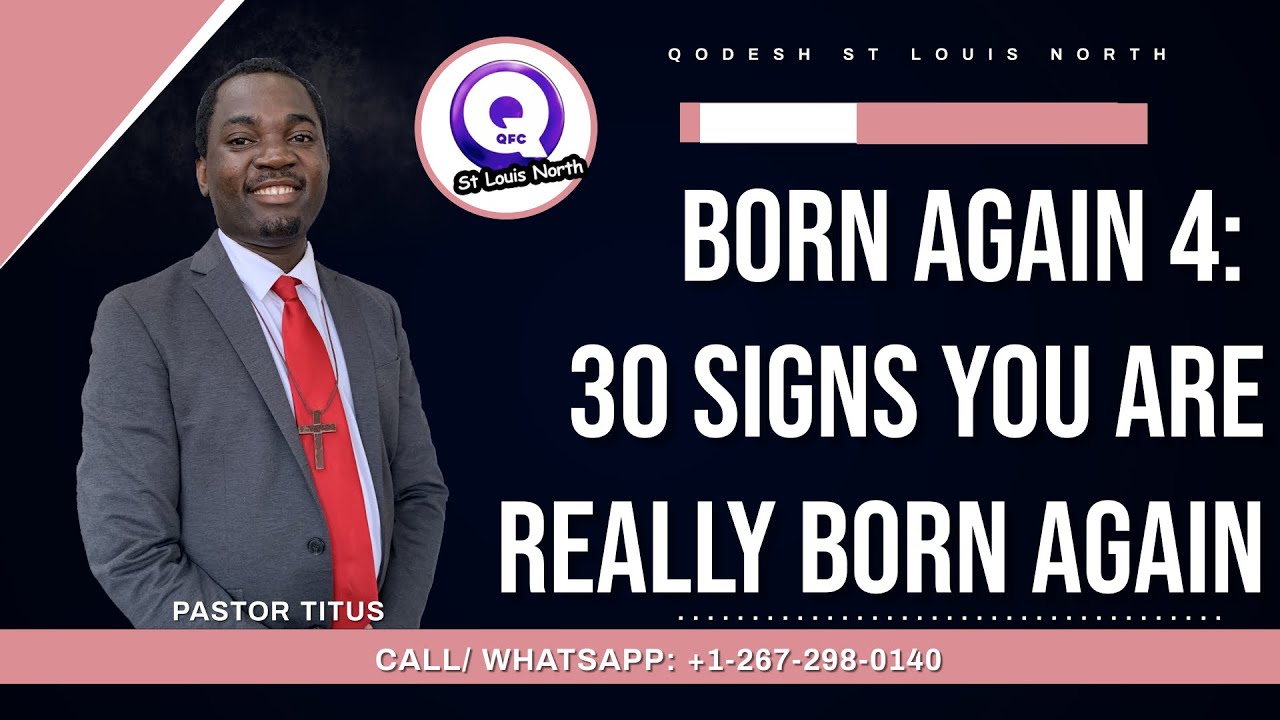BORN AGAIN 4: 30 SIGNS THAT PROVE YOU ARE REALLY BORN AGAIN - YouTube