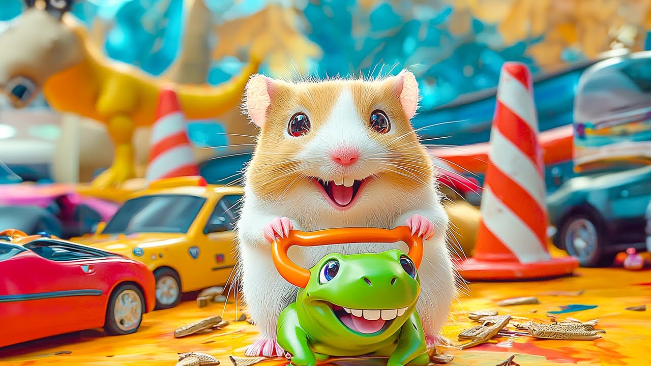 Epic Hamster Escape Through a Tricky Toy Maze | Hamster Maze - YouTube