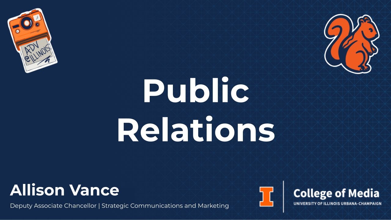 Public Relations with Allison Vance - YouTube