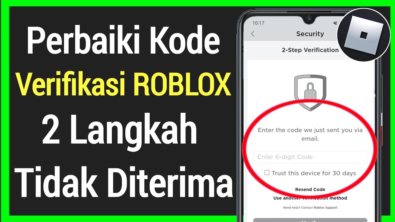 Cara Mengatasi Roblox 2 Langkah Kode Verifikasi Tidak Mengirim Email [2024] - YouTube