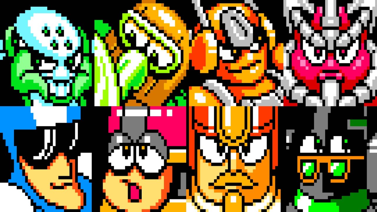 Megaman Rock Force Todas as fraquezas dos chefes fundidos # ...
