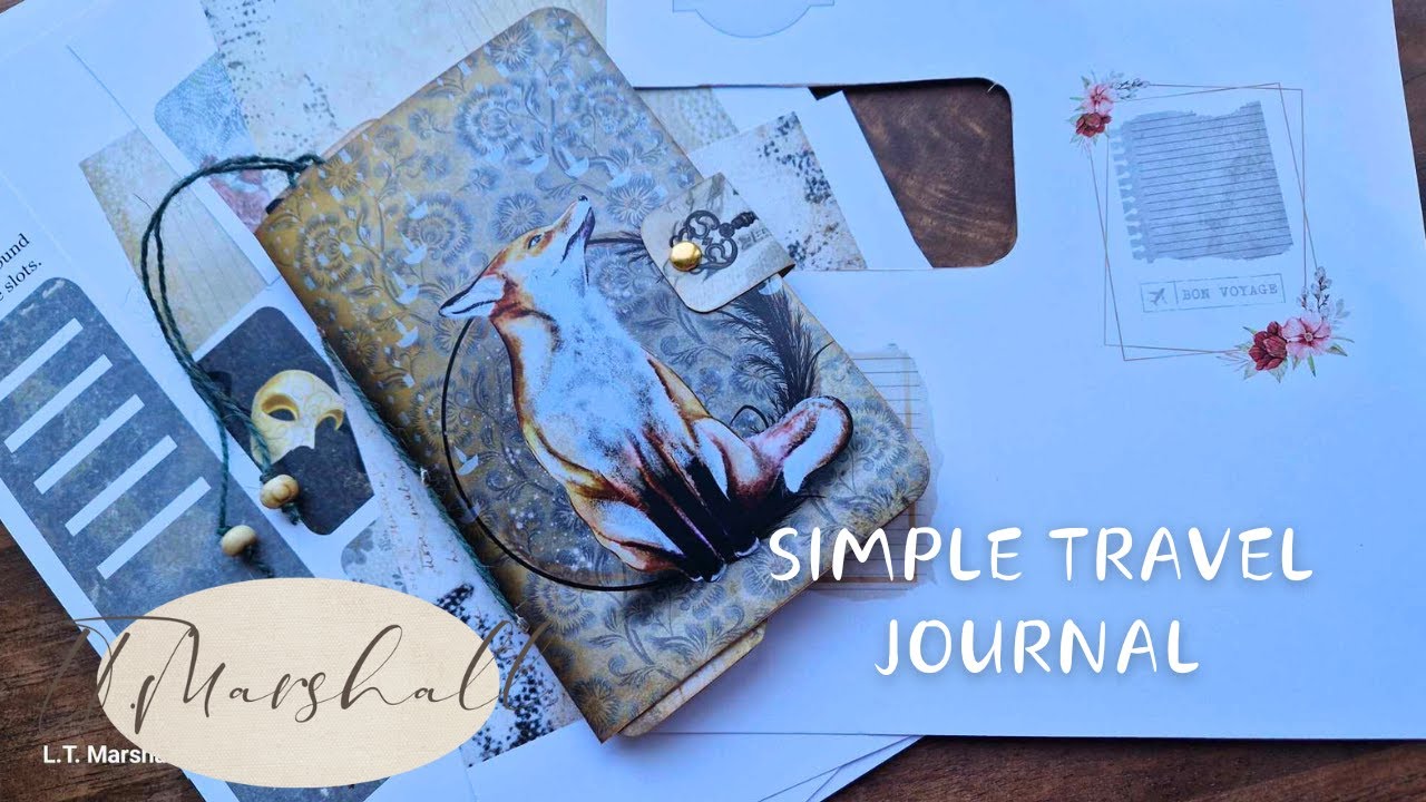 Get Crafty: Create A Diy Travel Journal Using Your Scrapbook Supplies ...