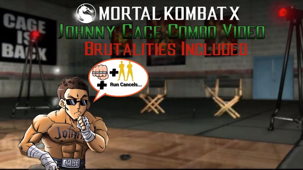 Mortal Kombat X - Johnny Cage Kombo Video - YouTube