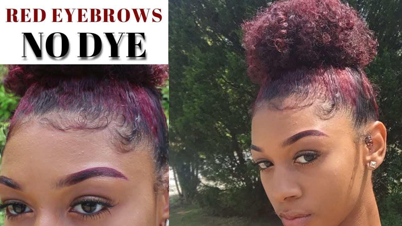 Natural Colored Eyebrow Tutorial 2018 WITHOUT dye - YouTube