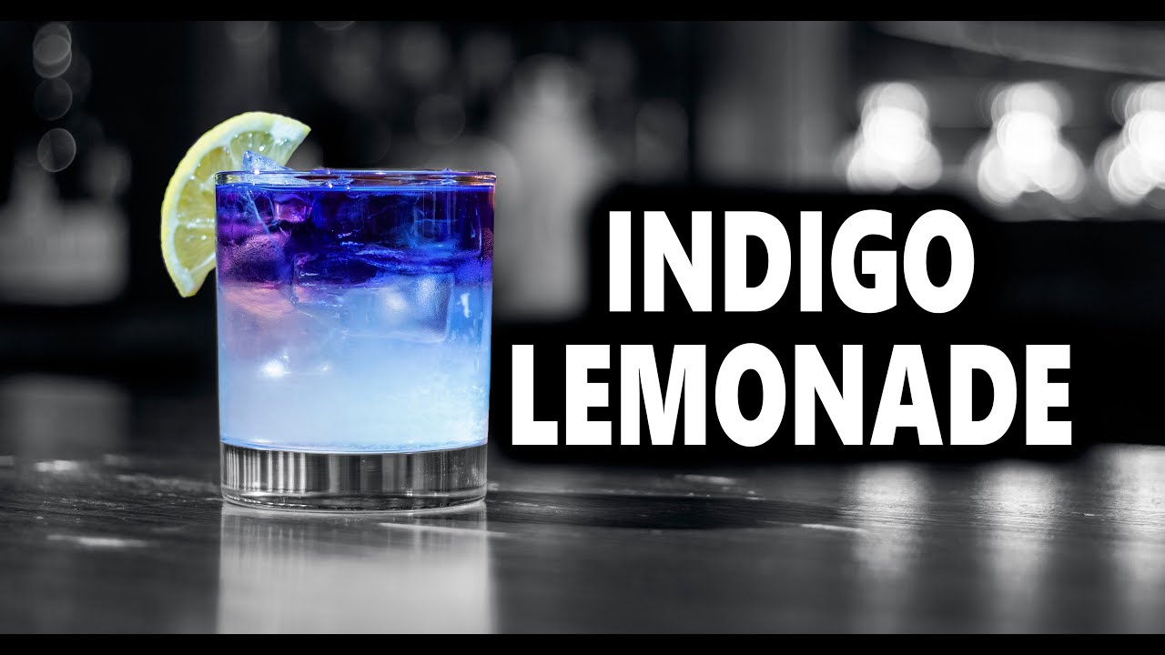 How To Make an Indigo Lemonade | Booze On The Rocks - YouTube