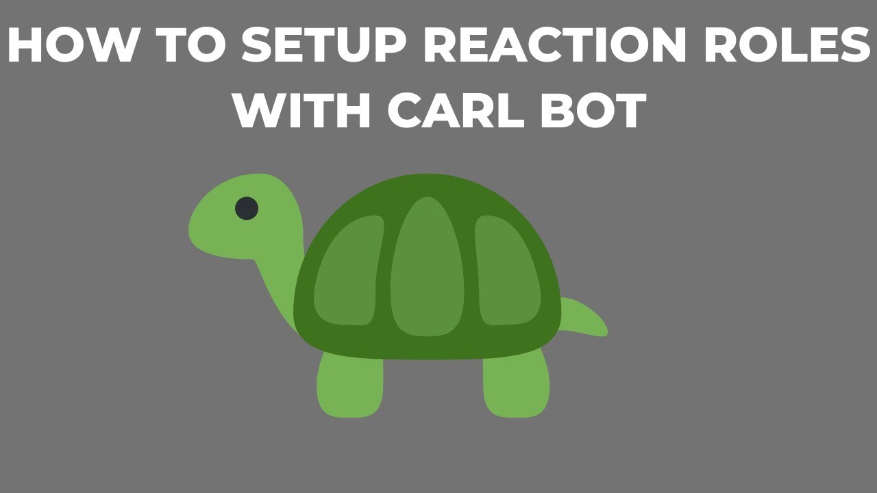 How to setup reaction roles with Carl Bot Discord - YouTube
