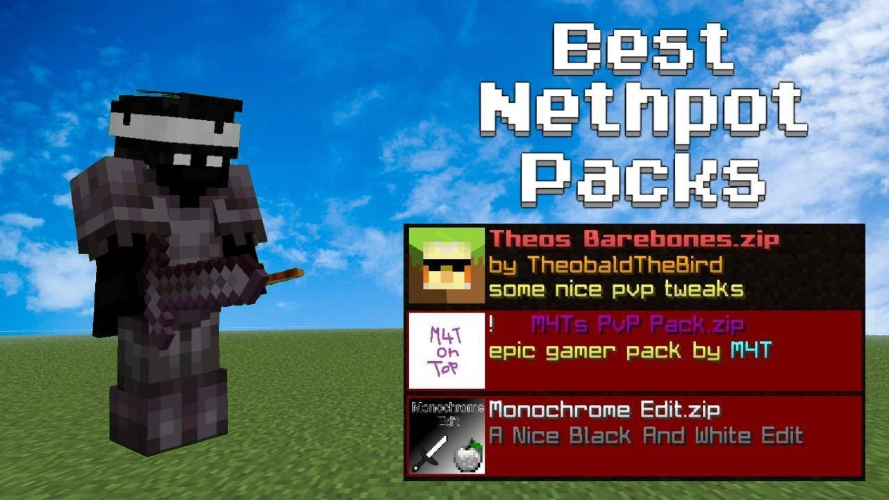 TOP 3 Best NethPot Packs for 1.20+ | Minecraft PvP - YouTube