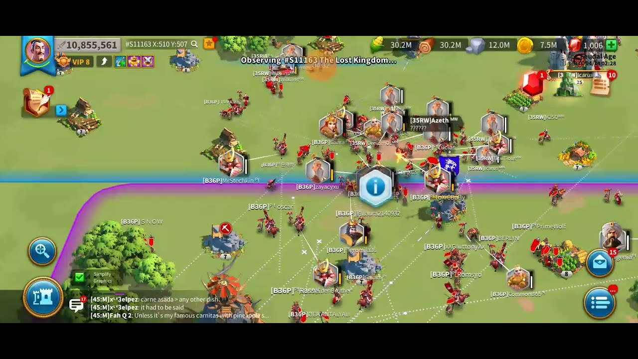 Flags Battle between 3036 vs 3035 KVK ROK - YouTube