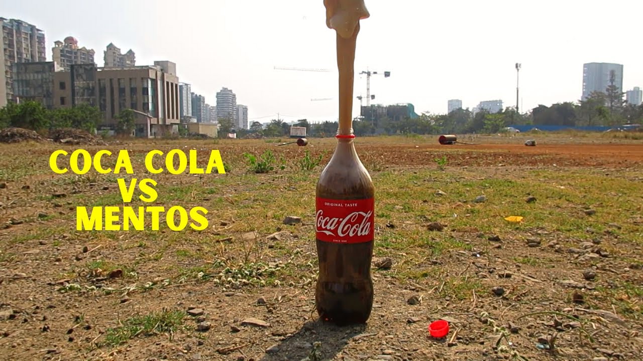 EXPERIMENT: COCA COLA VS MENTOS - YouTube