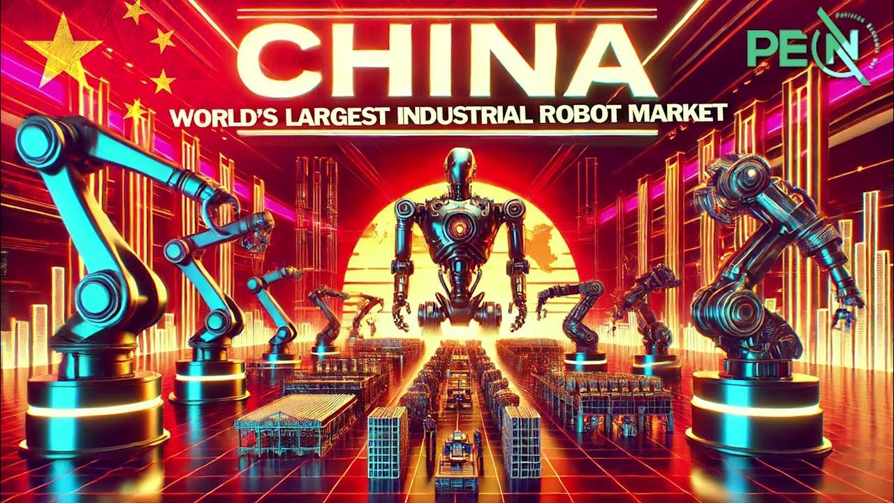 World's largest industrial robot market - China - YouTube