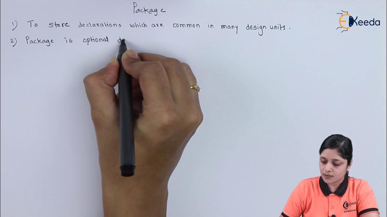 Introduction To Package Vhdl Digital Electronics In Extc Engineering Youtube