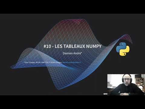 #10 - les tableaux numpy - YouTube