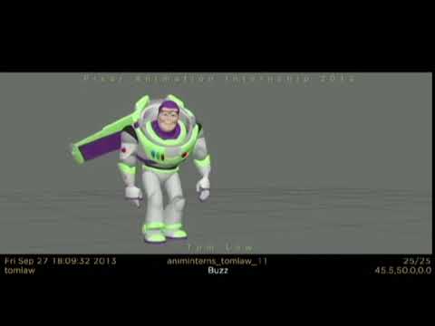 |TOY STORY| Buzz Lightyear Test Animation with Sound Part 30 - YouTube