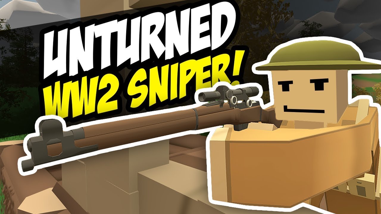 WW2 SNIPER - Unturned World War | Covering Fire! (PvP) - YouTube