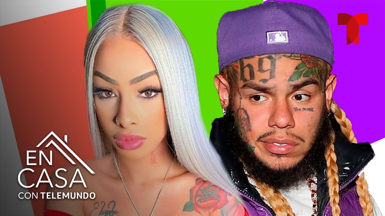 Acusan a Yailín y Tekashi69 de fingir sus peleas | En Casa Con Telemundo - YouTube