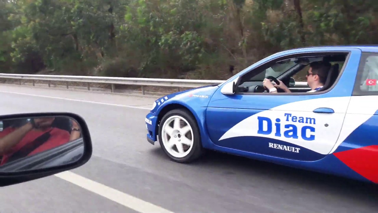 Maxi Megane Turbo Kit Car on Road - YouTube