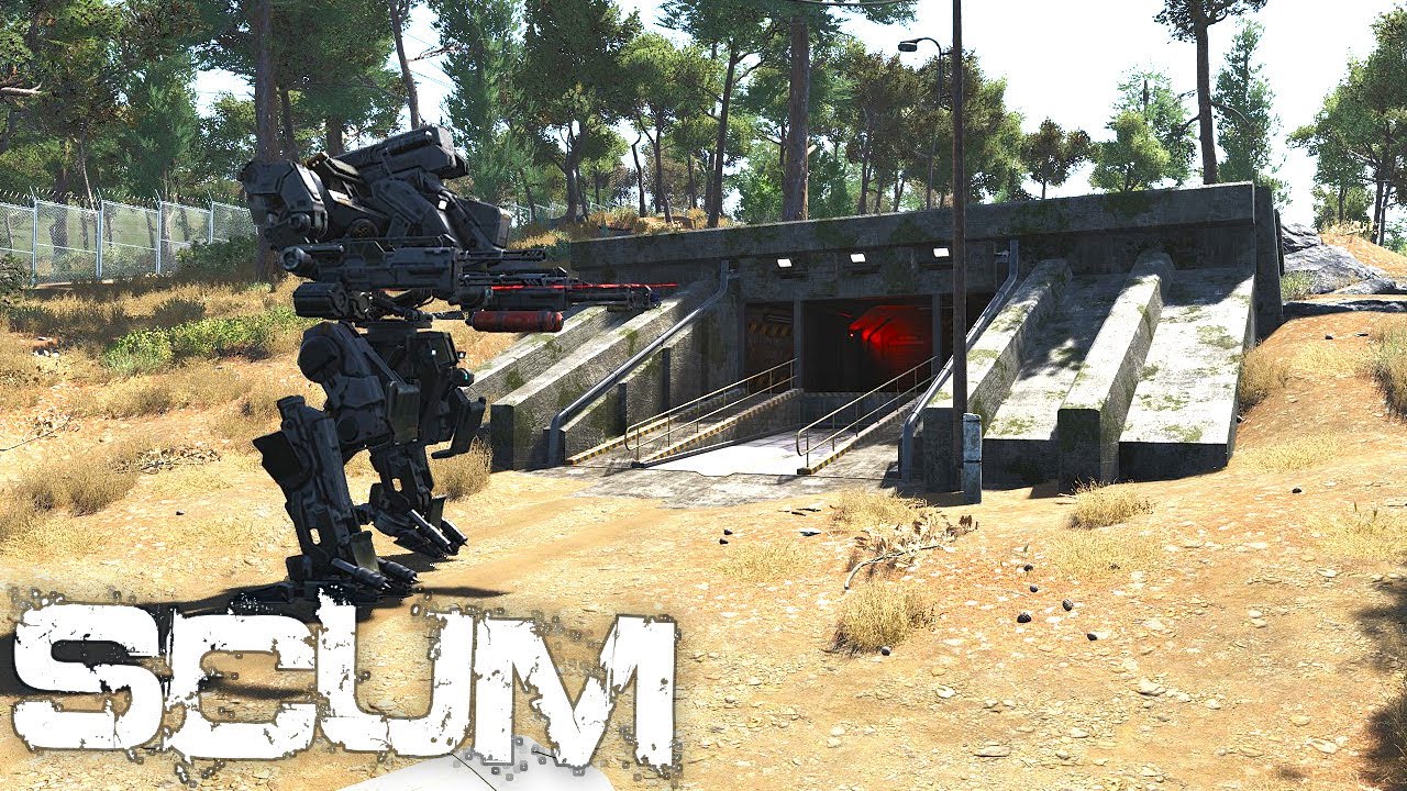 SCUM Gameplay - Time to try a BUNKER with a BOW and a BLADE - YouTube