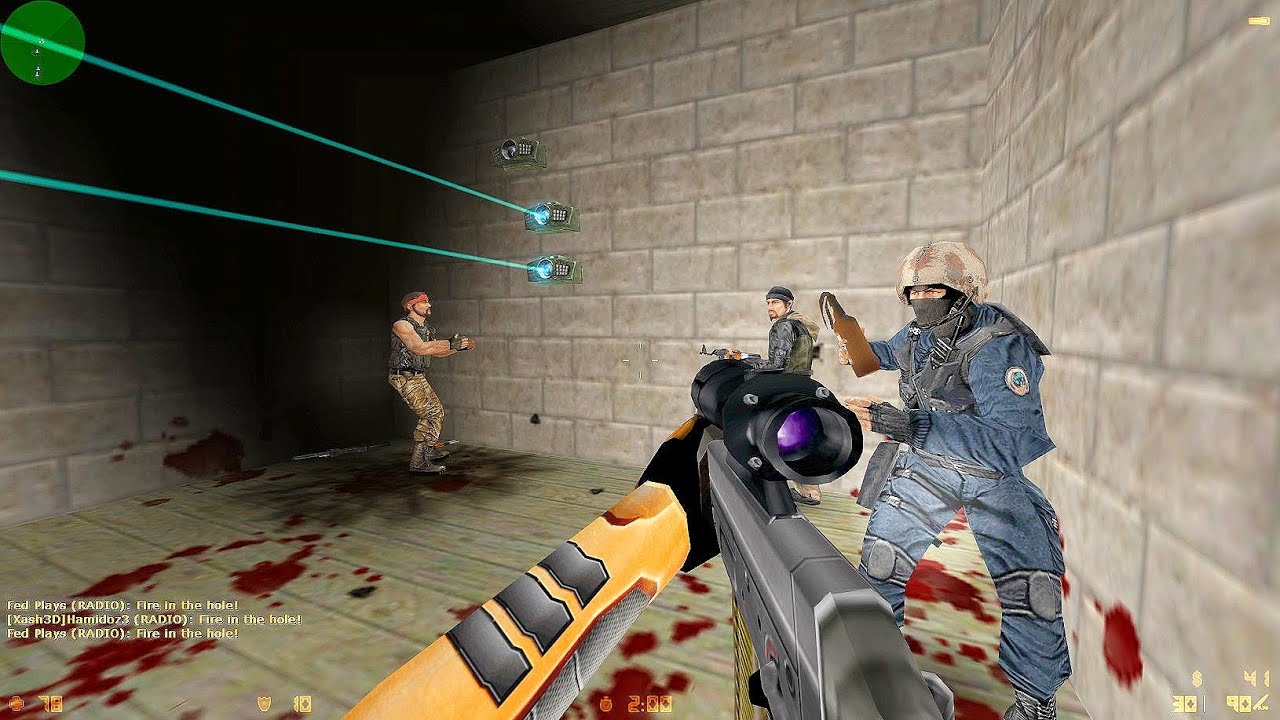 Counter Strike 1.6 | Zombie Mode Classic | Biohazard Mode | H.E.V. Suit ...