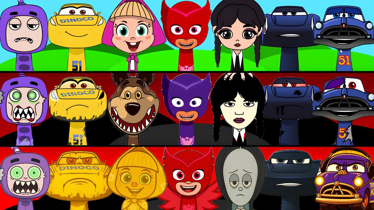 Incredibox Sprunki OC Phase 1 to Phase 3 Owlette (PJ Masks), Jackson ...