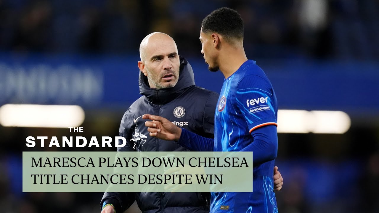 Enzo Maresca continues to play down Chelsea’s title chances despite ...