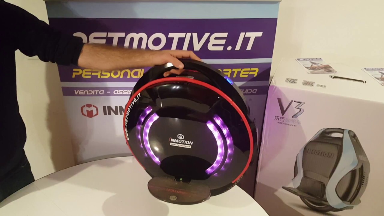 Recensione Inmotion SCV V8 Italiano - ITA monoruota elettrico - YouTube