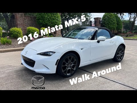 2016 Mazda Miata ND MX-5 Grand Touring - Walk Around - Soft Top ...
