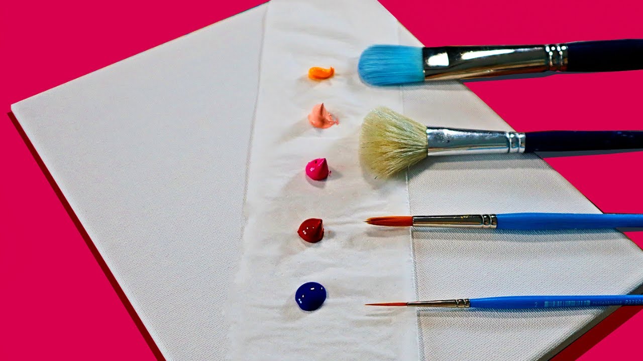 Easy Smoke Painting Technique | Incense and Lotus | Acrylic Painting ...