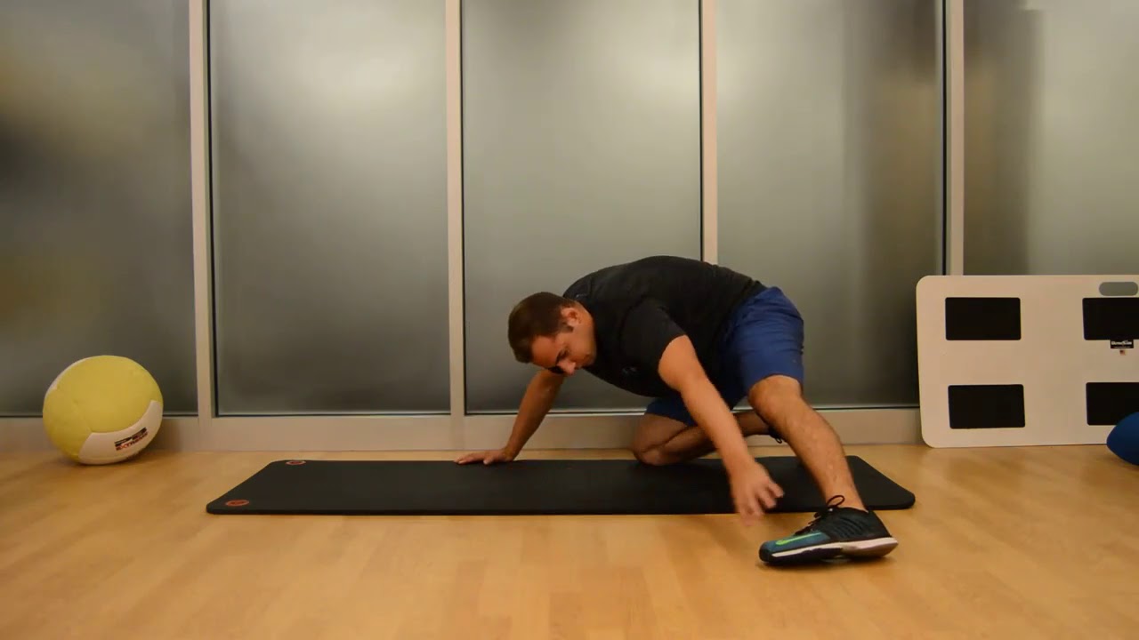 Kneeling Adductor Stretch - YouTube