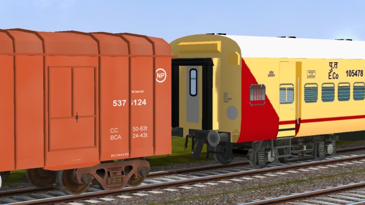 ICF BCNA coupling ICF Utkrisht | MSTS | Railroad | Indian Train ...