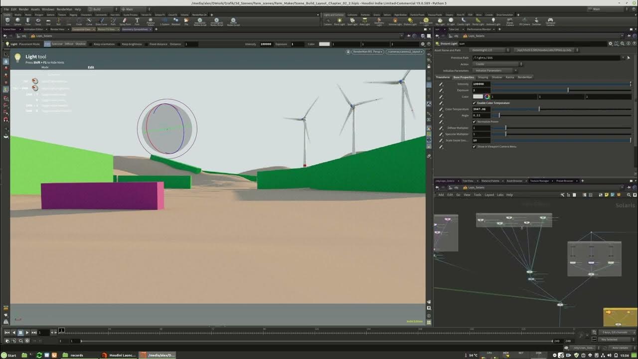 Houdini Solaris for RenderMan | Project | Farm Build 2 - YouTube