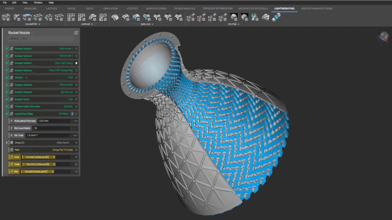 Lightweighting Parts for Aerospace and Defense Applications - YouTube