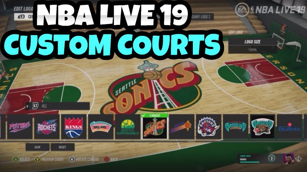 NBA LIVE 19 CREATE YOUR OWN ONE COURT PLAY WITH FRIENDS ONLINE & PUT ...