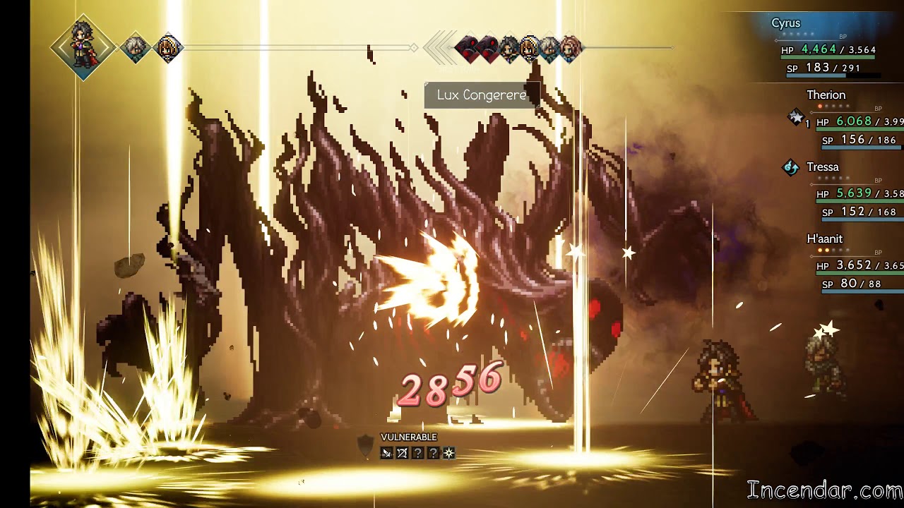 Octopath Traveler H'aanit Chapter 4 Redeye Blind Fight PC Steam 4k ...