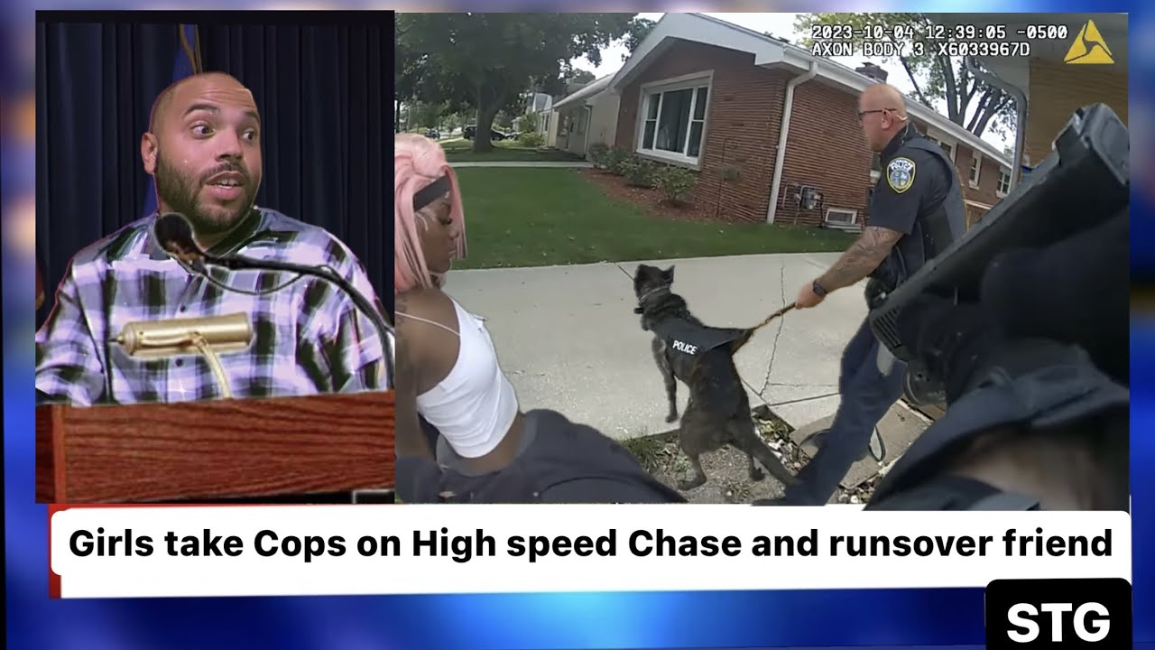 Girls Take Cops On High Speed Chase And runs over friend - YouTube