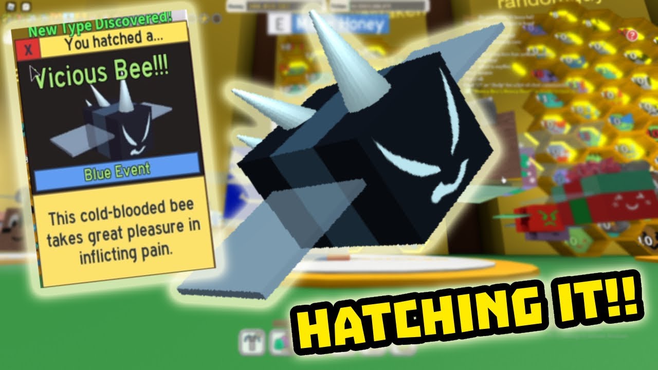 Getting the *VICIOUS BEE* - SUPER OP!! - Bee Swarm Simulator - YouTube