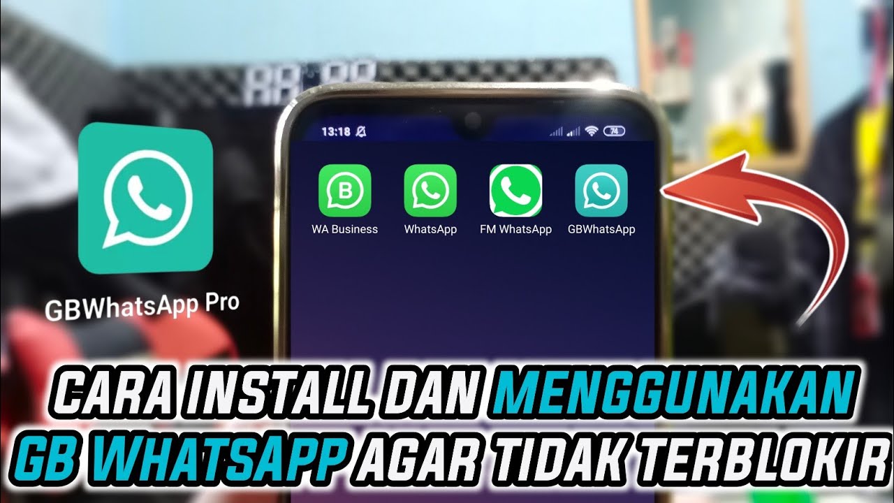 CARA INSTALL WA GB ANTI BLOKIR - YouTube