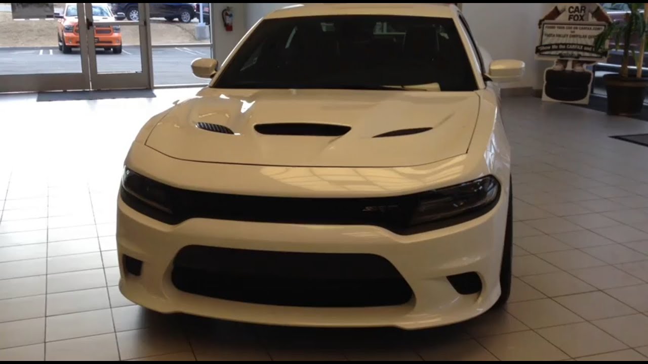 2016 Dodge Charger Hellcat White. - YouTube