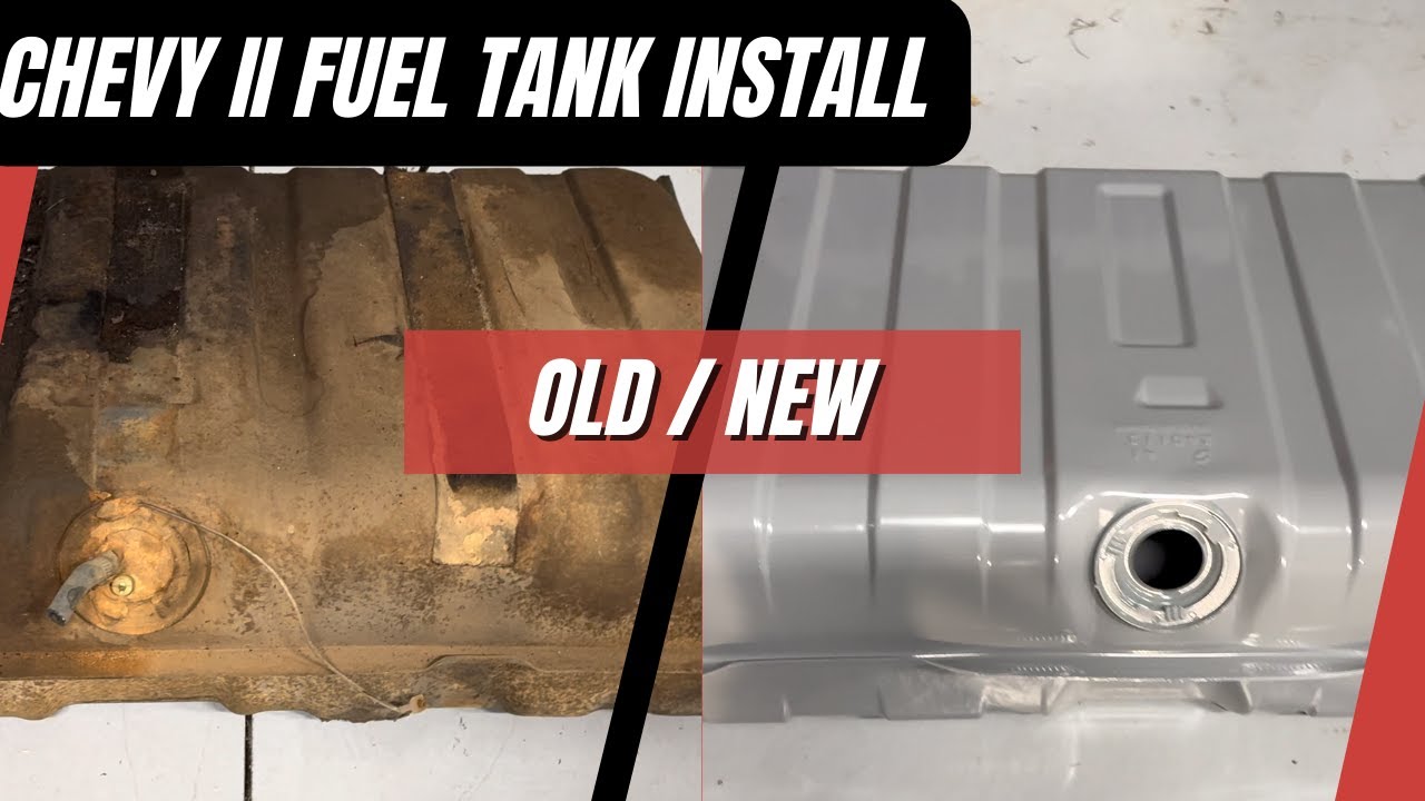 65 Chevy II gas tank install: A Father and Son Project - YouTube