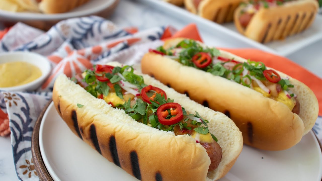 Puka Dog-Inspired Hawaiian-Style Hot Dog Recipe - YouTube