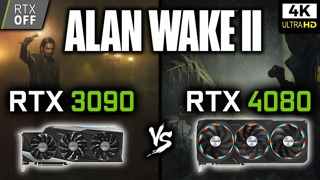 RTX 3090 vs RTX 4080 in Alan Wake 2 | 4K - Benchmark | 1440p - Gameplay ...