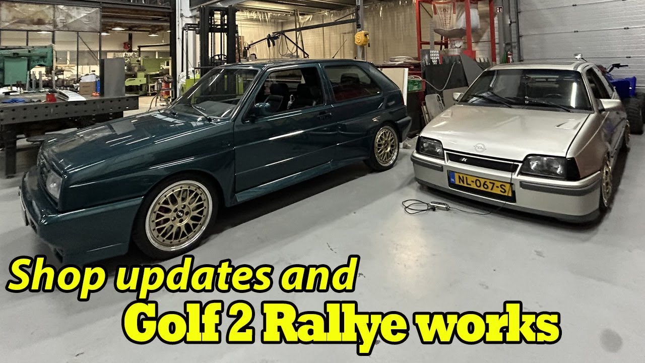 Golf 2 Rallye works and ending in shop updates. - YouTube