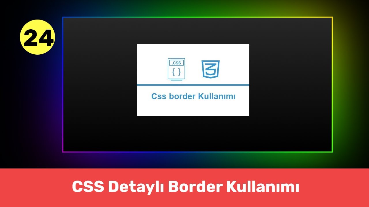 CSS Detaylı Border Kullanımı - YouTube