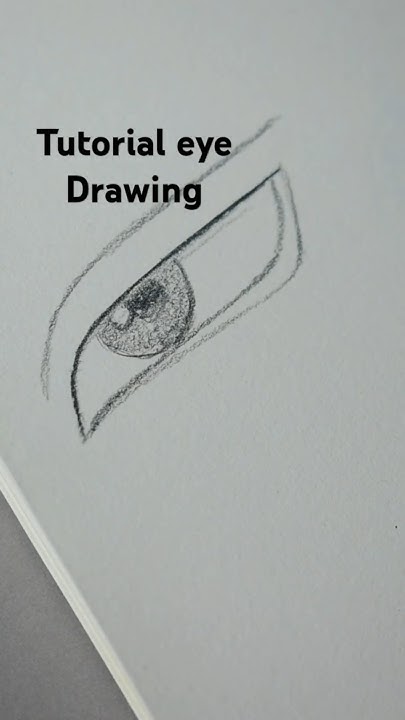 Tutorial eye drawing - YouTube
