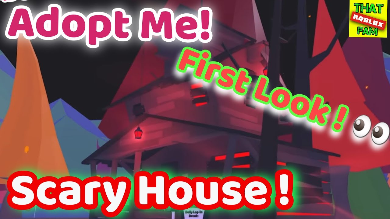 SCARY HOUSE IN ADOPT ME TOUR+ REVIEW ! #adoptmehalloween # ...