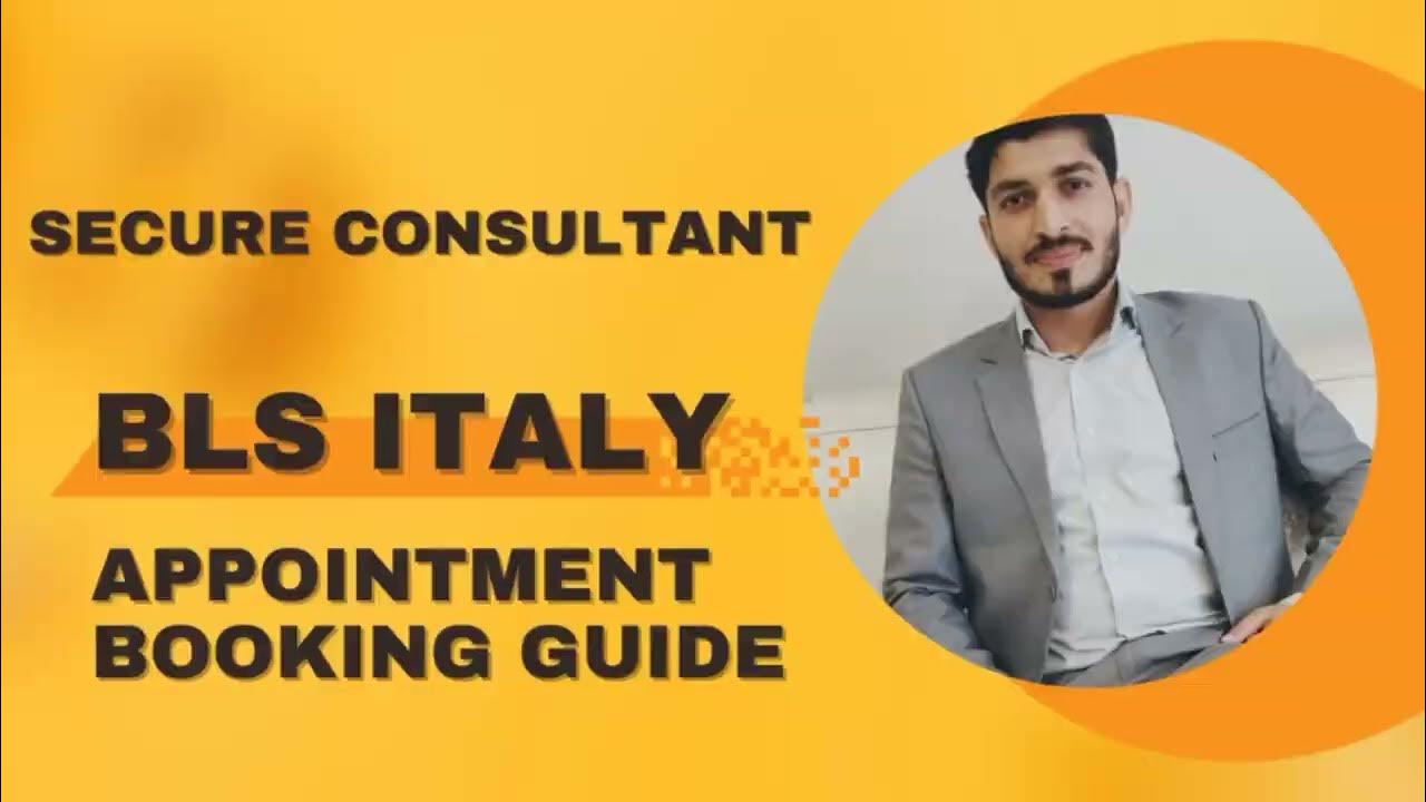 How To Book BLS Italy Visa Appointment | BLS Italy Visa Appointment ...