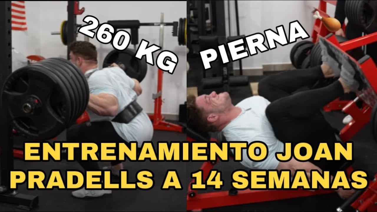 JOAN PRADELLS ENTRENAMIENTO PIERNA A 14 SEMANAS DE SU DEBUT PRO - YouTube